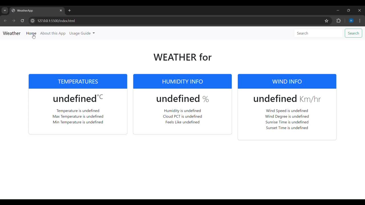 Harsh Patel on LinkedIn: #webdevelopment #bootstrap #api #weatherwebsite Harsh Patel on LinkedIn: #webdevelopment #bootstrap #api #weatherwebsite