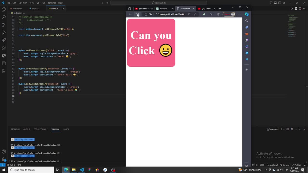 Mohssin Khrimtach on LinkedIn: #javascript #webdev #uiux Mohssin Khrimtach on LinkedIn: #javascript #webdev #uiux