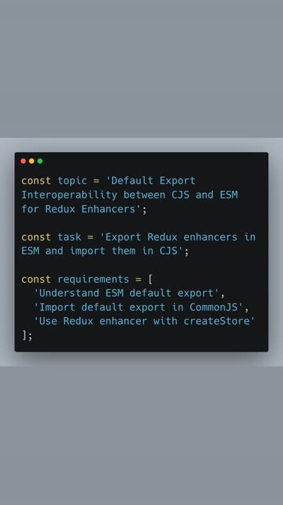Redux Interoperability with ES Modules and CommonJS | Anton Ioffe ... Redux Interoperability with ES Modules and CommonJS | Anton Ioffe ...