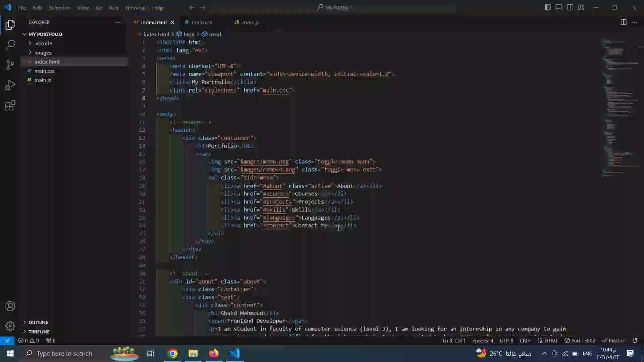 Shahd Mahmoud on LinkedIn: #codealpha #frontend #internship #html #css ... Shahd Mahmoud on LinkedIn: #codealpha #frontend #internship #html #css ...