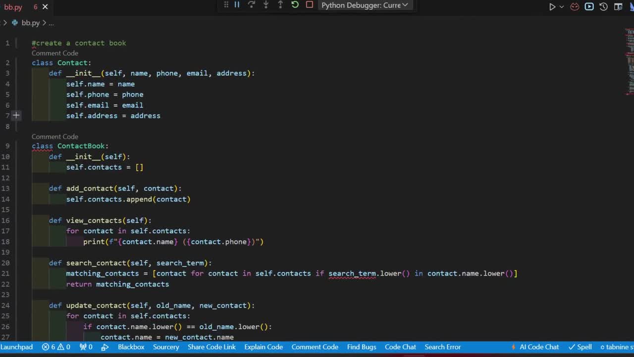 Abhay Dev on LinkedIn: #python #internship #codsoft #contactbook Abhay Dev on LinkedIn: #python #internship #codsoft #contactbook
