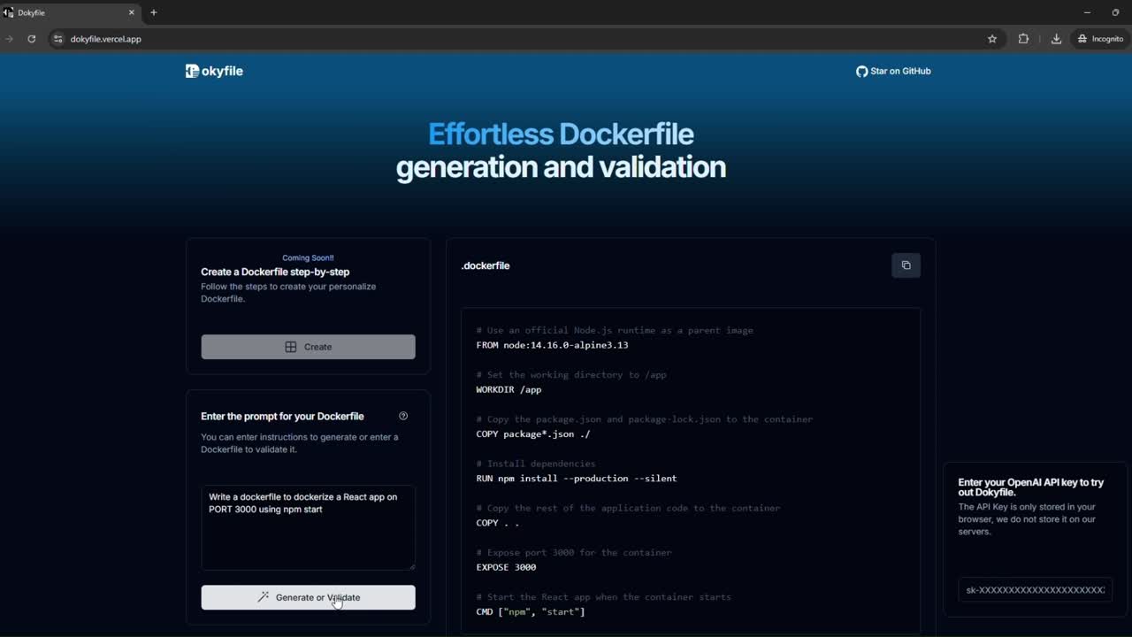 #openai #docker #nextjs #shadcn #ai #webdevelopment #programming ... #openai #docker #nextjs #shadcn #ai #webdevelopment #programming ...