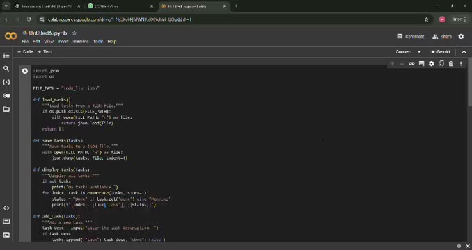 VINAY REDDY AKKALA on LinkedIn: #codsoft #python #todolist #internship VINAY REDDY AKKALA on LinkedIn: #codsoft #python #todolist #internship