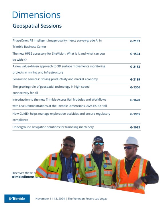 Trimble Geospatial on LinkedIn: #trimbledimensions Trimble Geospatial on LinkedIn: #trimbledimensions