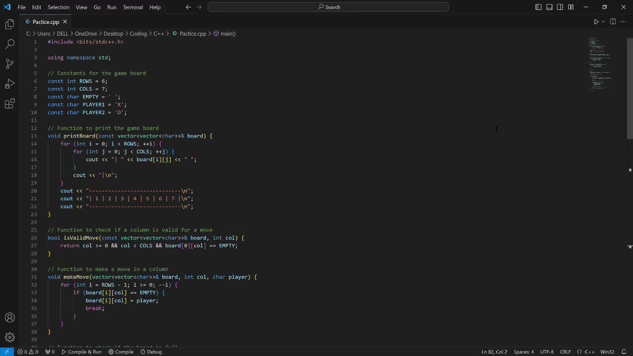 Sadgi Jaiswal on LinkedIn: #internpe #connectfour #c #gamedevelopment Sadgi Jaiswal on LinkedIn: #internpe #connectfour #c #gamedevelopment