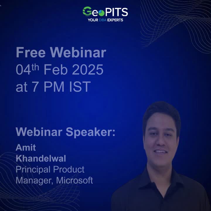 GeoPITS on LinkedIn: #geopits #webinar #sqlserver #dba #databaseservices GeoPITS on LinkedIn: #geopits #webinar #sqlserver #dba #databaseservices