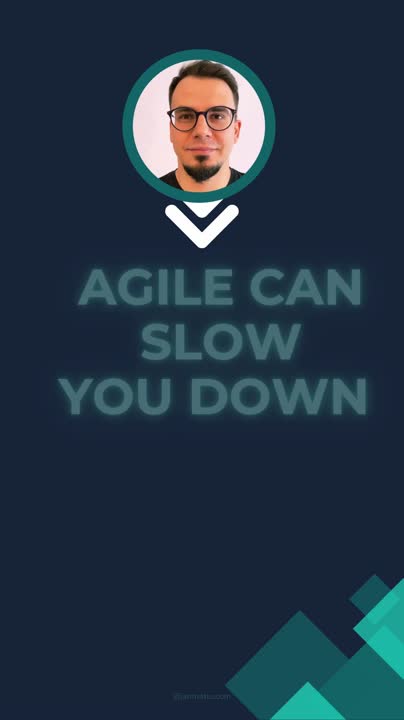 You can abandon Agile if it doesn't align with your project. Agile is ... You can abandon Agile if it doesn't align with your project. Agile is ...