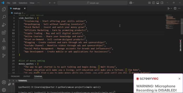 #fastapi #python #backenddevelopment #codingjourney #sidehustles #apis ... #fastapi #python #backenddevelopment #codingjourney #sidehustles #apis ...