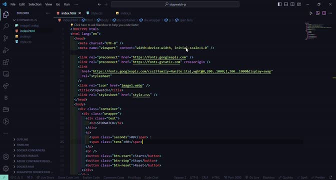 Aamina Khalid on LinkedIn: #stopwatch #html #css #javascript # ... Aamina Khalid on LinkedIn: #stopwatch #html #css #javascript # ...