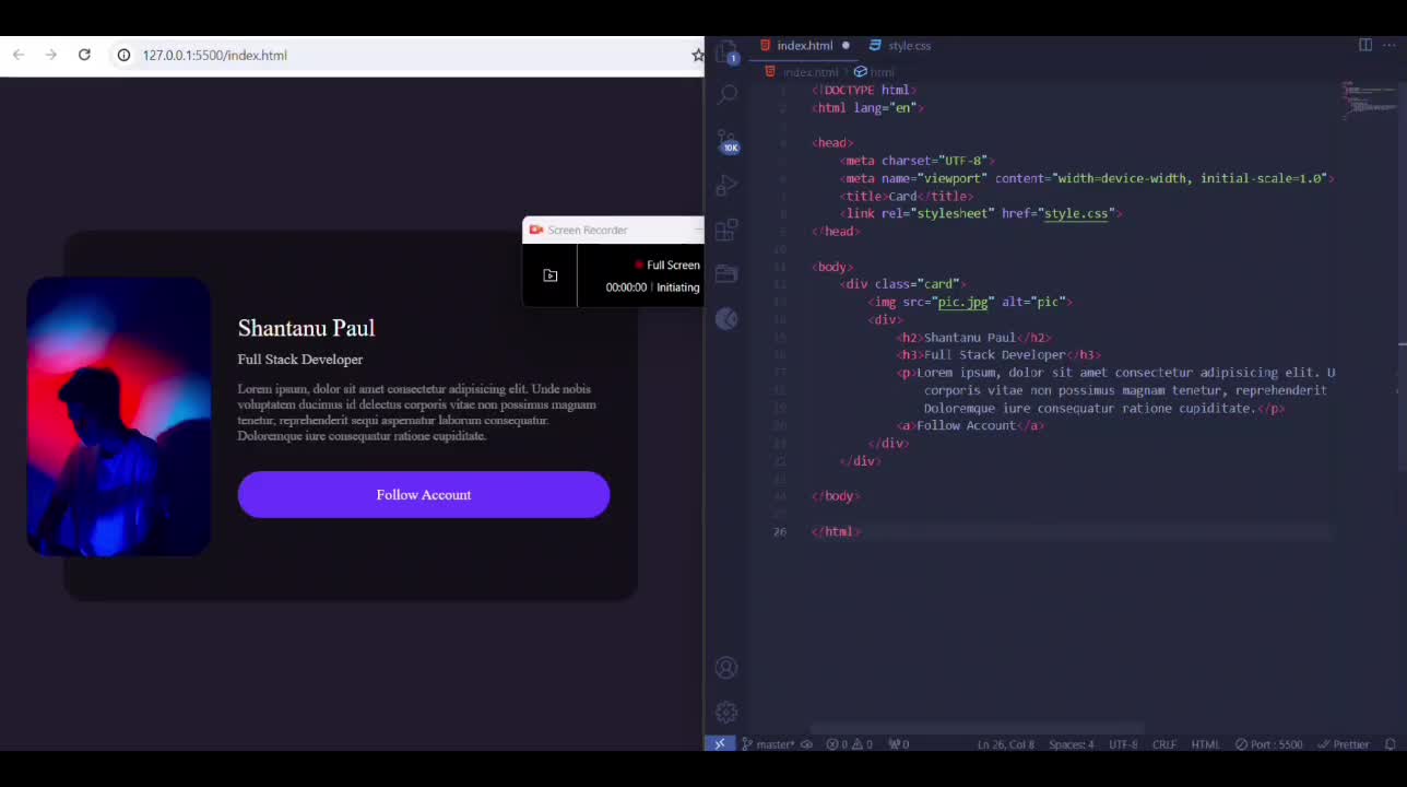 Shantanu Paul on LinkedIn: #html #css #fullstack #mernstack Shantanu Paul on LinkedIn: #html #css #fullstack #mernstack