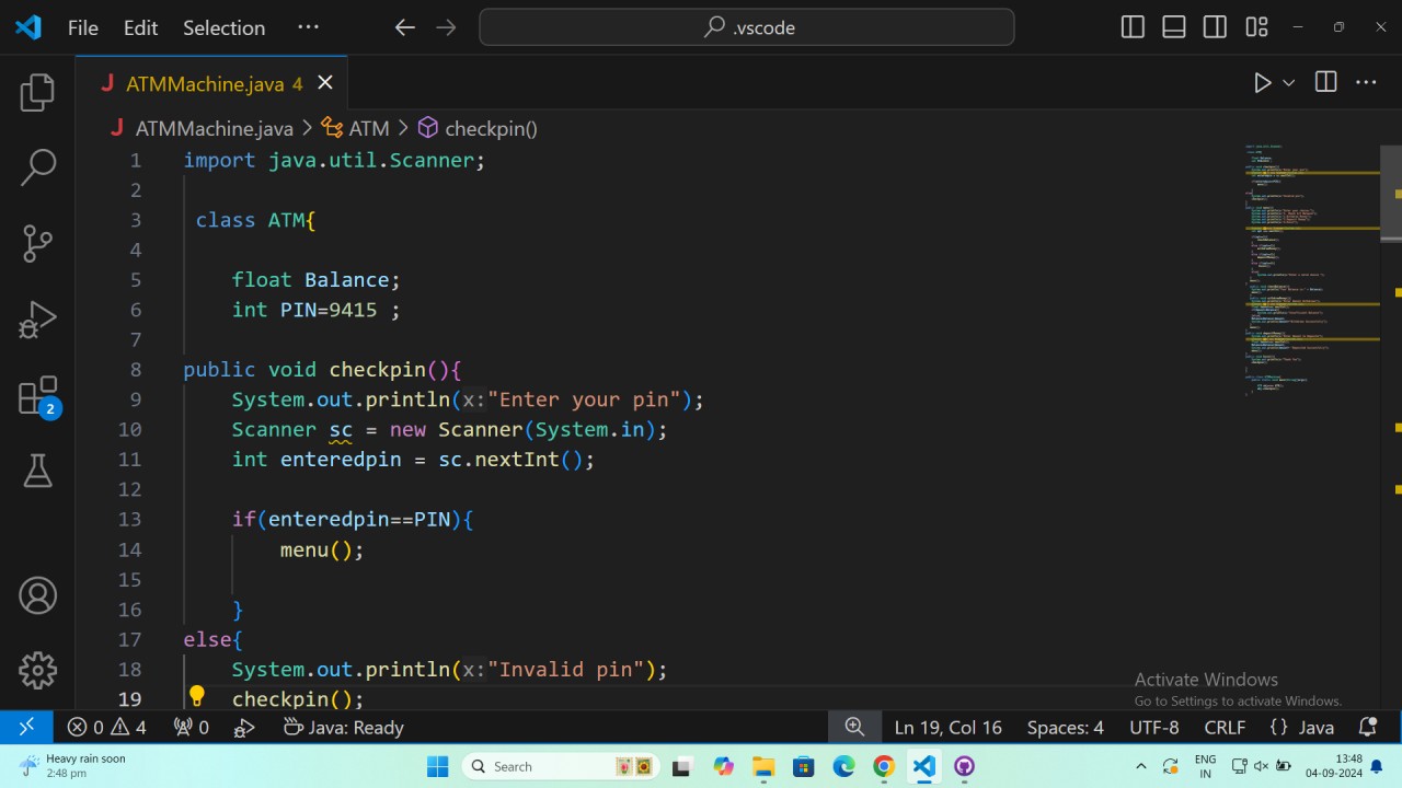 Satvik Singh on LinkedIn: #javaprogramming #atmproject #softwaredevelopment Satvik Singh on LinkedIn: #javaprogramming #atmproject #softwaredevelopment