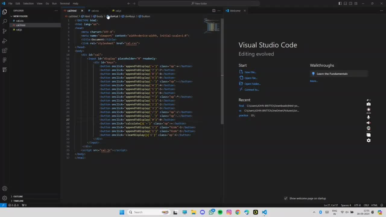 John Britto on LinkedIn: #webdevelopment #html #css #javascript #coding ... John Britto on LinkedIn: #webdevelopment #html #css #javascript #coding ...