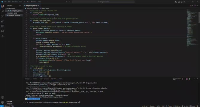 Ajith S on LinkedIn: #python #hangmangame #programming #gamedevelopment ... Ajith S on LinkedIn: #python #hangmangame #programming #gamedevelopment ...
