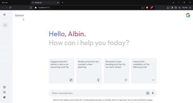 Albin Varghese on LinkedIn: #react #javascript #nodejs #gemini #google Albin Varghese on LinkedIn: #react #javascript #nodejs #gemini #google