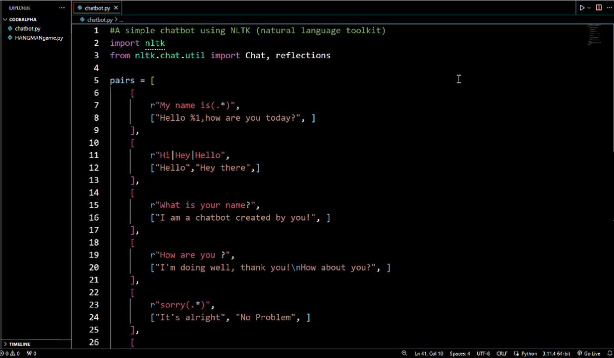 How I built a simple chatbot with Python and NLTK | Gautam Rahul posted ... How I built a simple chatbot with Python and NLTK | Gautam Rahul posted ...