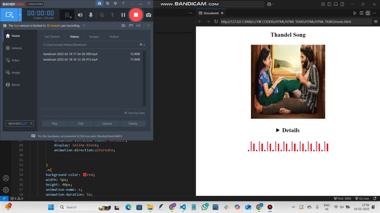 Animated Audio Visualizer Using HTML & CSS πΆ Hey everyone! π I recently ... Animated Audio Visualizer Using HTML & CSS πΆ Hey everyone! π I recently ...