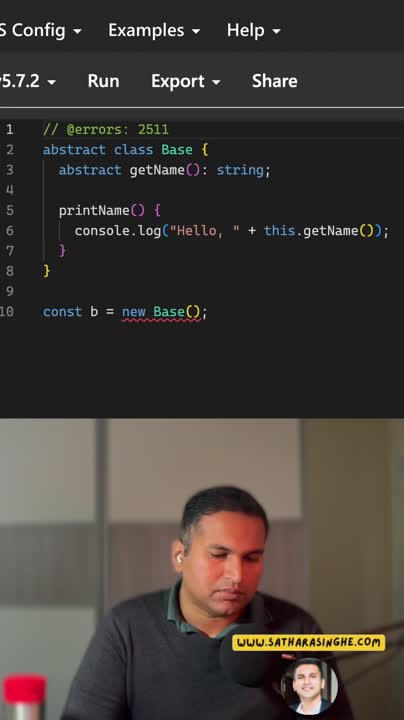Nishan S. on LinkedIn: #coding #typescript #learningtypescript #cleancode Nishan S. on LinkedIn: #coding #typescript #learningtypescript #cleancode