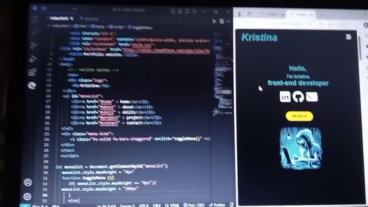 Kristina Samuel on LinkedIn: #typescript #html #css #coding #ai #giaic Kristina Samuel on LinkedIn: #typescript #html #css #coding #ai #giaic