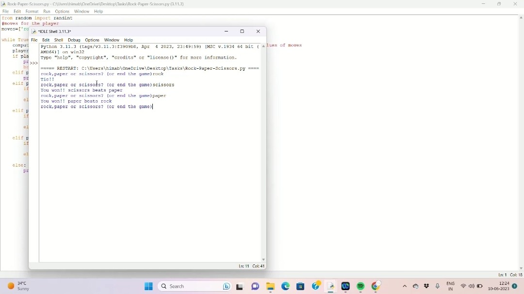 Ananya Kantha on LinkedIn: #internpe #intern #python #programming Ananya Kantha on LinkedIn: #internpe #intern #python #programming