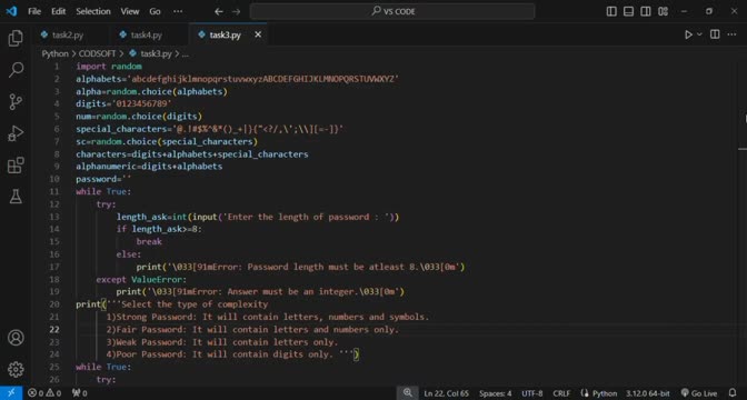 Muhammad Yousuf Mateen on LinkedIn: #codsoft #internship #pythonprogramming Muhammad Yousuf Mateen on LinkedIn: #codsoft #internship #pythonprogramming