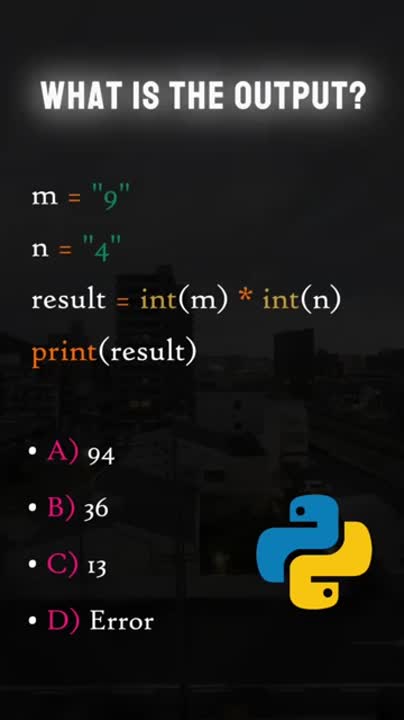 Coding Bits on LinkedIn: #python #code #output Coding Bits on LinkedIn: #python #code #output