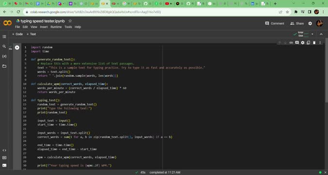 Completed Typing Speed Tester Project | Swarna preetha R. posted on the ... Completed Typing Speed Tester Project | Swarna preetha R. posted on the ...