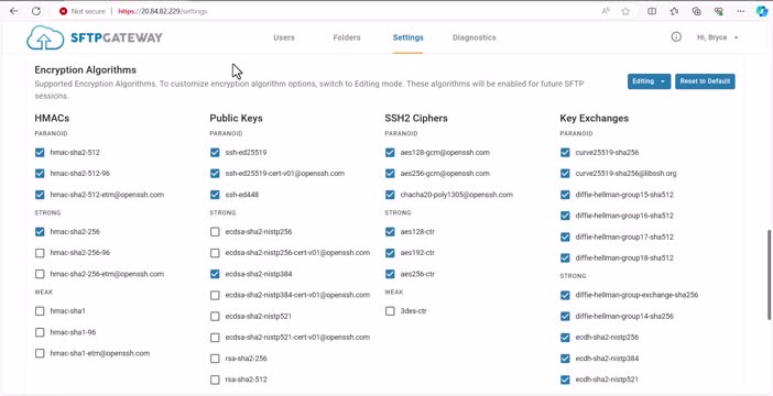 Thorn Technologies on LinkedIn: New in v3.5 of SFTP Gateway: Encryption ... Thorn Technologies on LinkedIn: New in v3.5 of SFTP Gateway: Encryption ...