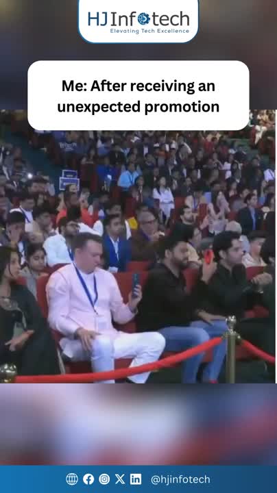 Surprise promotion reactions | HJ Infotech | HJ Infotech Surprise promotion reactions | HJ Infotech | HJ Infotech