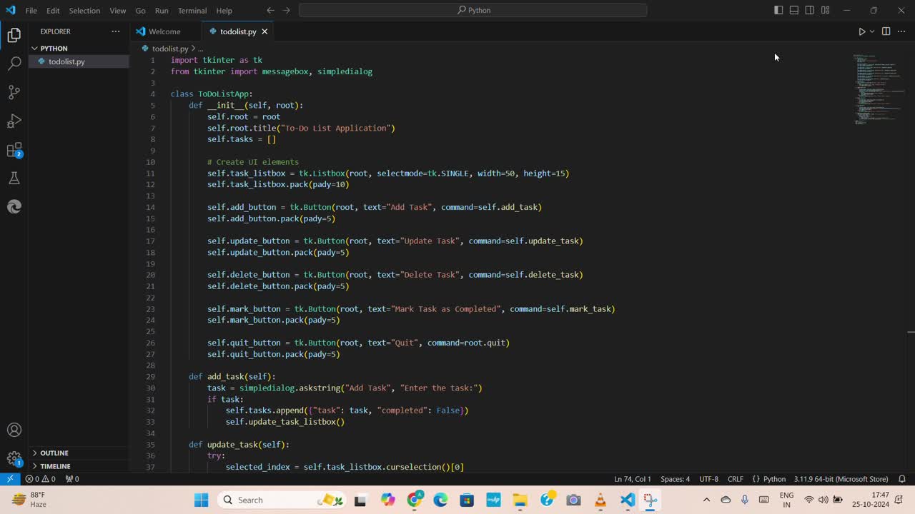 Abhishek PRAJAPATI on LinkedIn: #todolist #python #coding # ... Abhishek PRAJAPATI on LinkedIn: #todolist #python #coding # ...