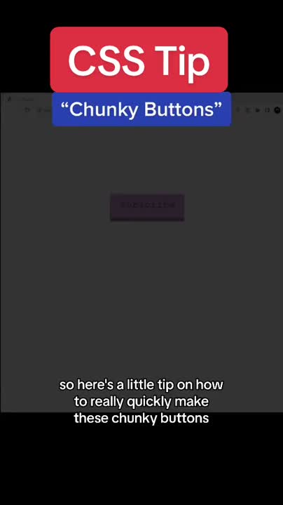 Net Ninja on LinkedIn: CSS Tip - Chunky Buttons Net Ninja on LinkedIn: CSS Tip - Chunky Buttons