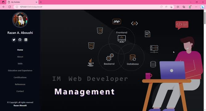 Razan Aboushi en LinkedIn: #coding #css #project #bootstrap #share Razan Aboushi en LinkedIn: #coding #css #project #bootstrap #share