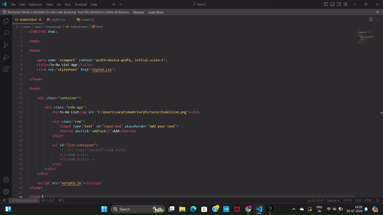 Sarath Vignesh on LinkedIn: #webdevelopment #internship #internpe Sarath Vignesh on LinkedIn: #webdevelopment #internship #internpe
