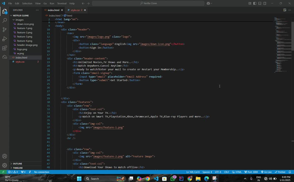 Rohan Bejgamwar on LinkedIn: #webdevelopment #html #css #netflixclone # ... Rohan Bejgamwar on LinkedIn: #webdevelopment #html #css #netflixclone # ...