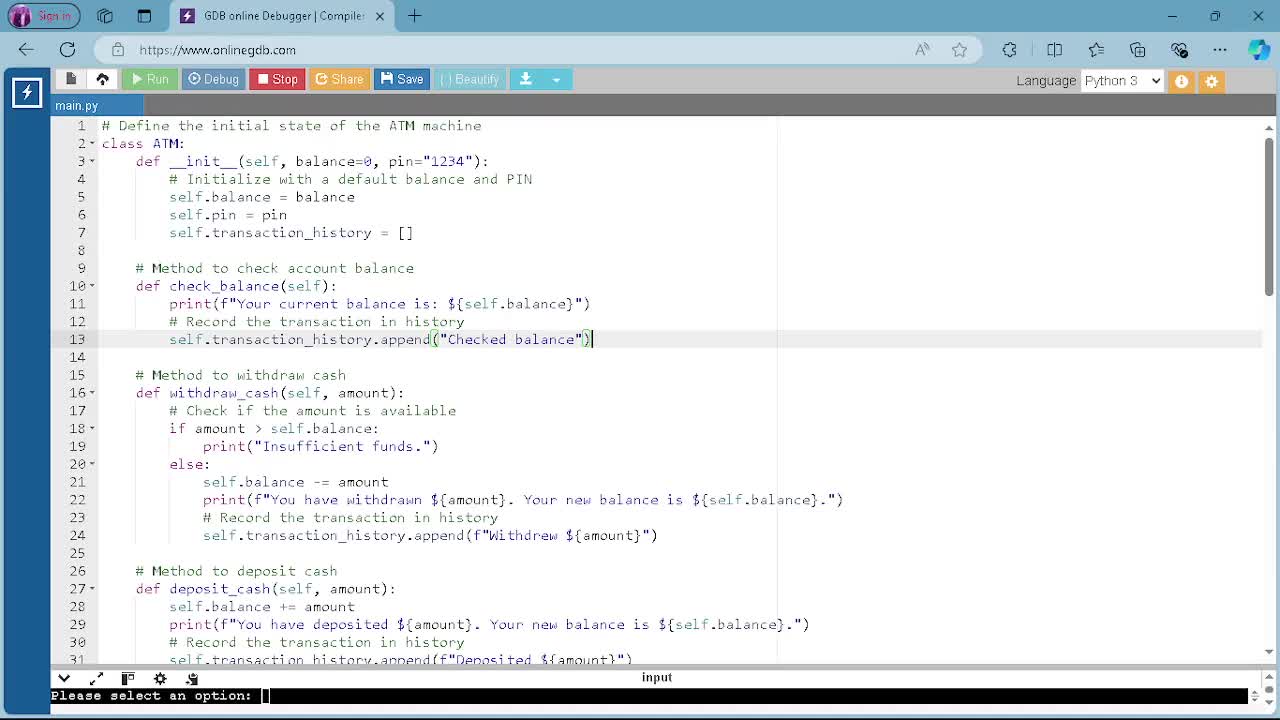 Lakshay Rohilla on LinkedIn: #internship #python #programming #atm # ... Lakshay Rohilla on LinkedIn: #internship #python #programming #atm # ...