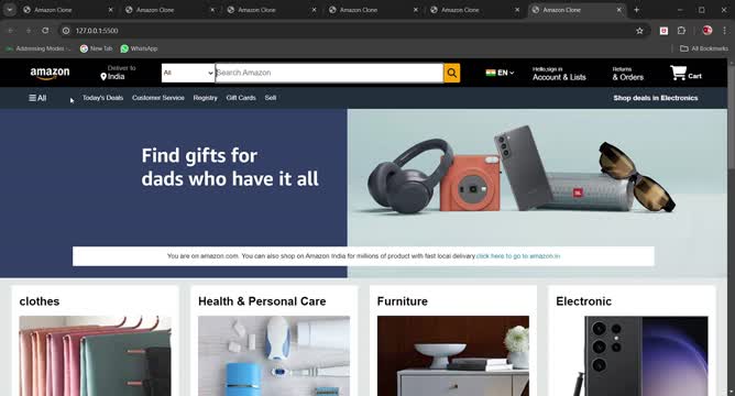 Sanjana Yadav on LinkedIn: #amazonclone #website #html #css # ... Sanjana Yadav on LinkedIn: #amazonclone #website #html #css # ...