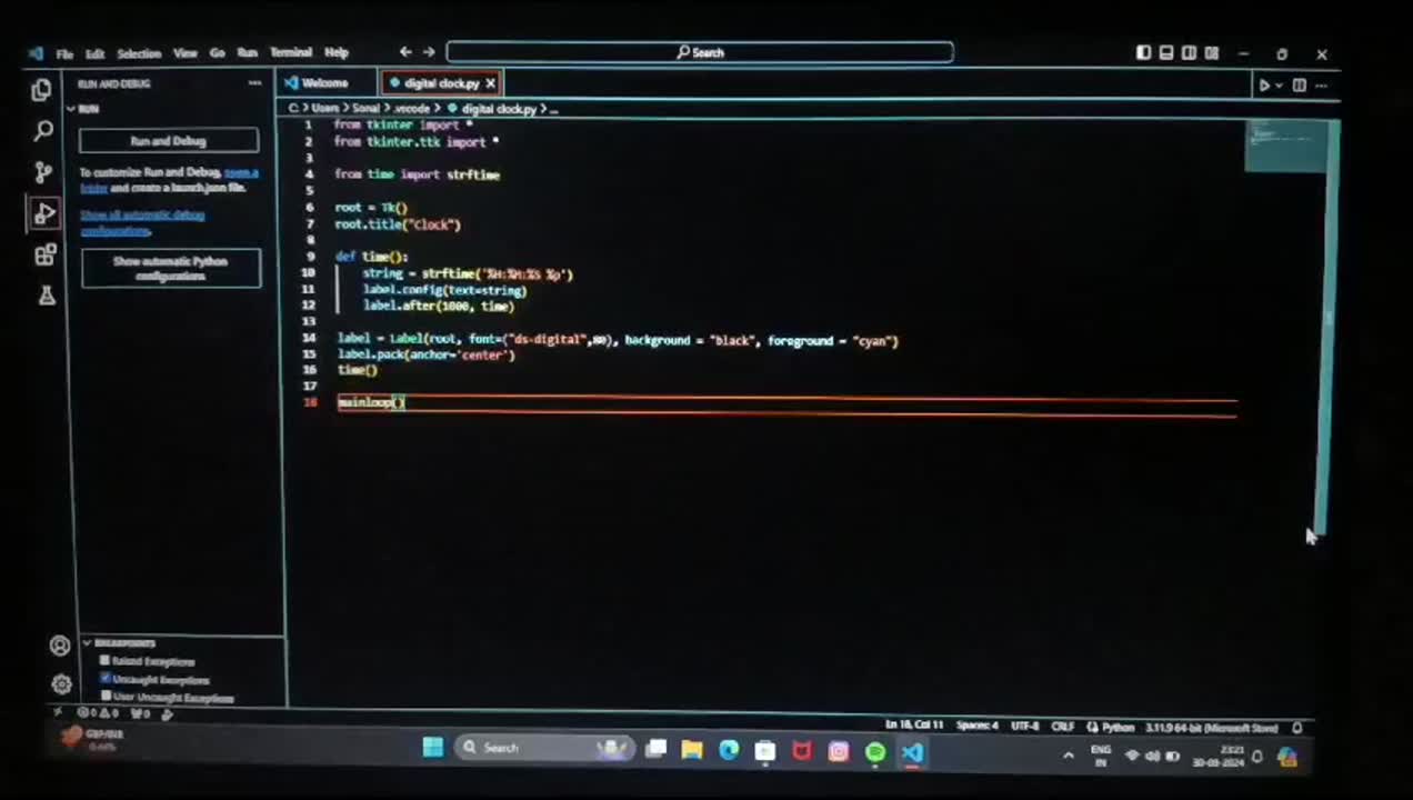 SAKSHI SHIMPI on LinkedIn: #python #tinkter #intern #interpe SAKSHI SHIMPI on LinkedIn: #python #tinkter #intern #interpe