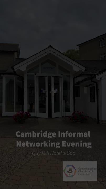 Cambridgeshire Chambers of Commerce on LinkedIn: #networking #cambridge Cambridgeshire Chambers of Commerce on LinkedIn: #networking #cambridge
