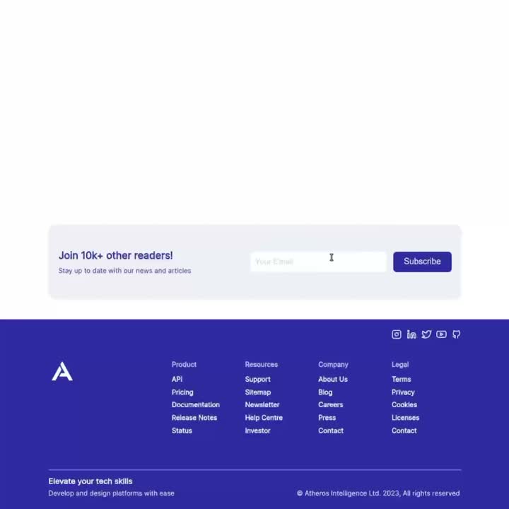 David Mráz on LinkedIn: Create responsive footer with subscribe form ... David Mráz on LinkedIn: Create responsive footer with subscribe form ...