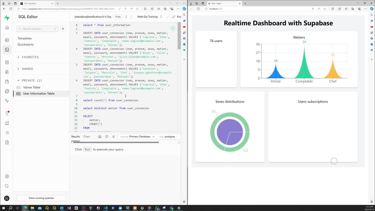 Justin Joel Takodjou, CPI on LinkedIn: #reactjs #supabase #realtimedata ... Justin Joel Takodjou, CPI on LinkedIn: #reactjs #supabase #realtimedata ...