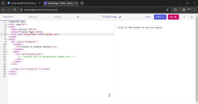 Successfully Completed the first task on my Web Development and ... Successfully Completed the first task on my Web Development and ...