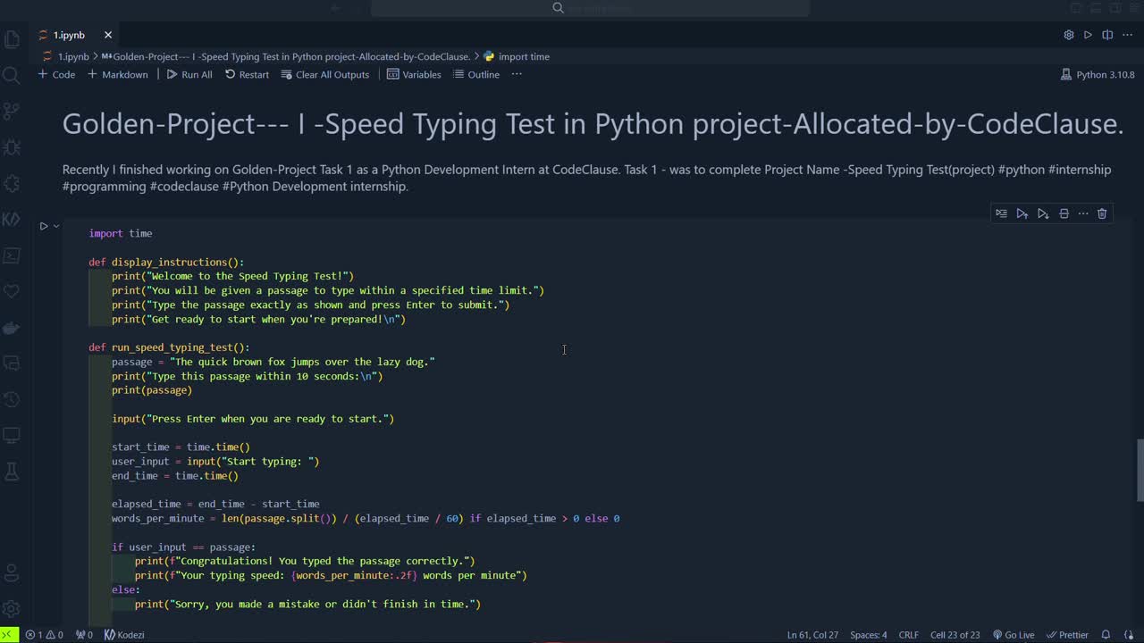 #internship #pythondevelopment #intern #codeclauseinternship - Akshat ... #internship #pythondevelopment #intern #codeclauseinternship - Akshat ...