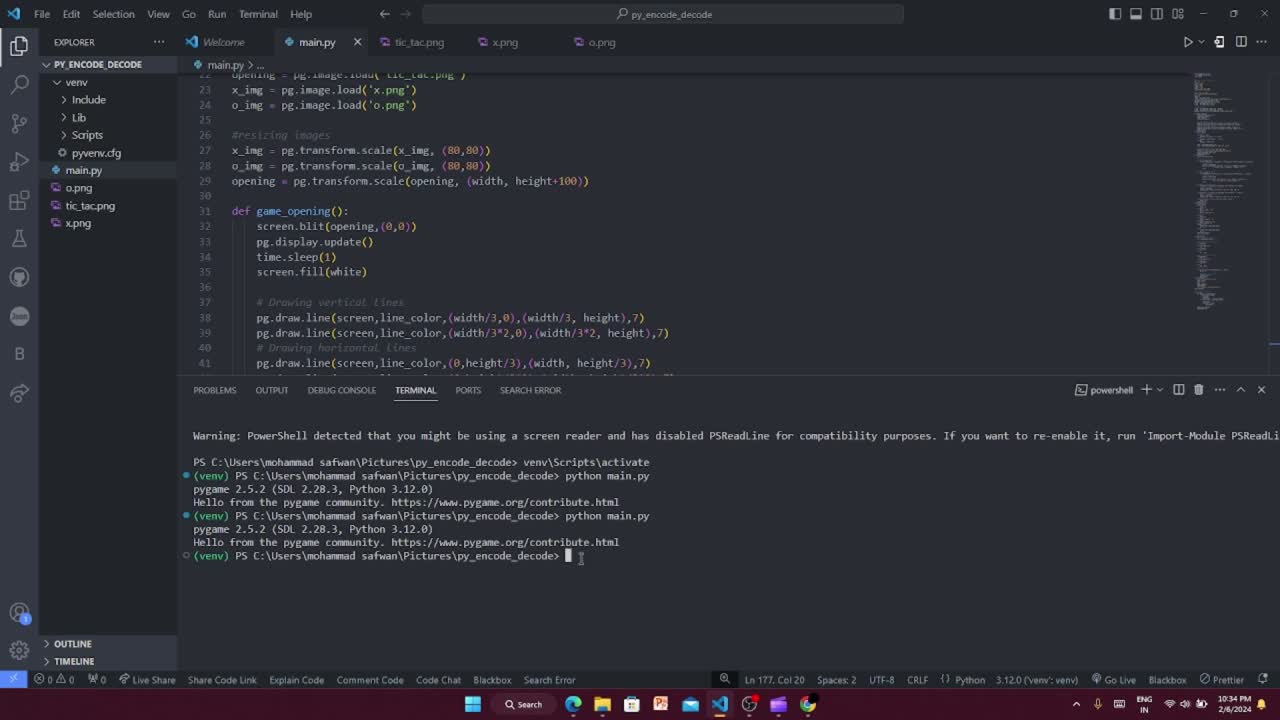 Tic Tac Toe game with Pygame in Python | Mohammad Safwan posted on the ... Tic Tac Toe game with Pygame in Python | Mohammad Safwan posted on the ...