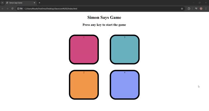 #webdevelopment #html #css #javascript #simonsays #programmingproject ... #webdevelopment #html #css #javascript #simonsays #programmingproject ...