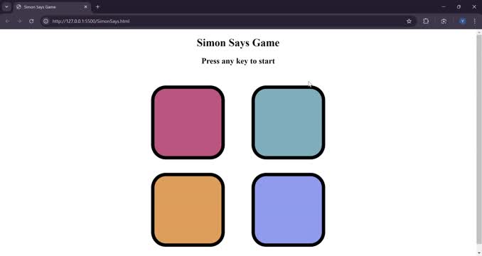 Yeshita Motwani on LinkedIn: #simonsaysgame #html #css #javascript # ... Yeshita Motwani on LinkedIn: #simonsaysgame #html #css #javascript # ...