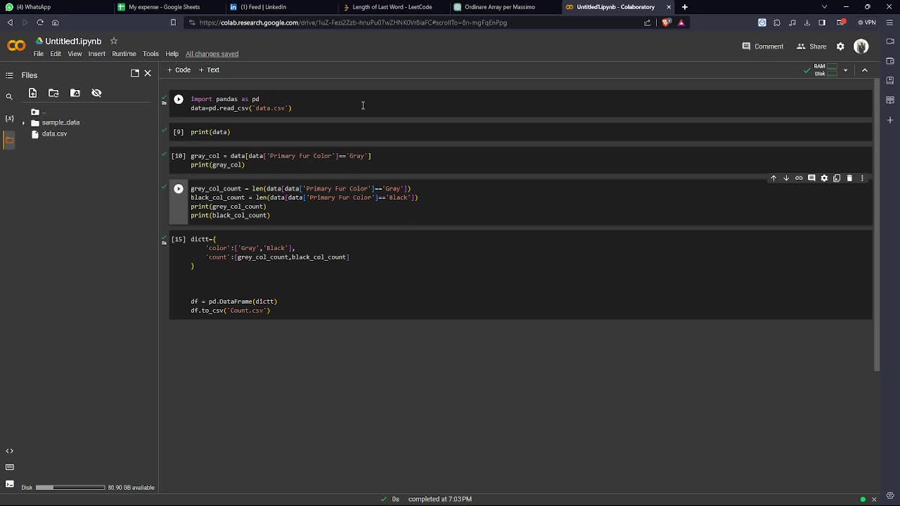 Day 41 of #100DaysOfCode: Data manipulation with Python | Ragul K ... Day 41 of #100DaysOfCode: Data manipulation with Python | Ragul K ...