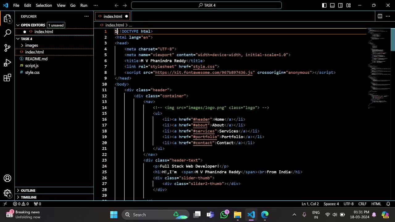 How to create a personal portfolio website | Mallidi Venkata Phanindra ... How to create a personal portfolio website | Mallidi Venkata Phanindra ...