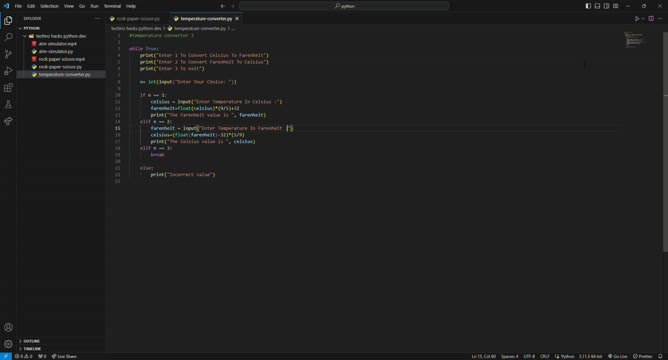 Aswanth Saravanan on LinkedIn: #technohacks #python Aswanth Saravanan on LinkedIn: #technohacks #python