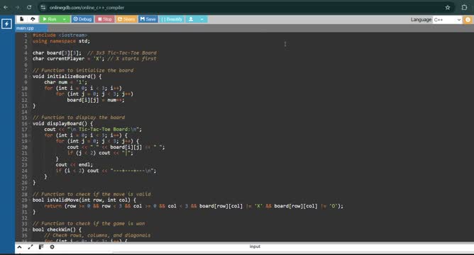 #cplusplus #coding #tictactoe #projects #learning #codsoftinternship ... #cplusplus #coding #tictactoe #projects #learning #codsoftinternship ...