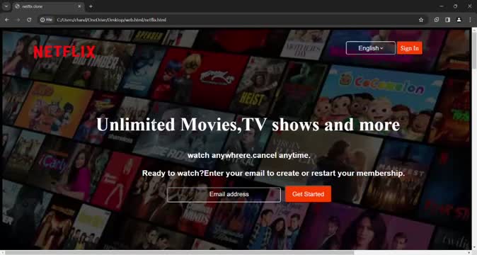 Launching Netflix clone with HTML/CSS | Chandini Mugada posted on the ... Launching Netflix clone with HTML/CSS | Chandini Mugada posted on the ...