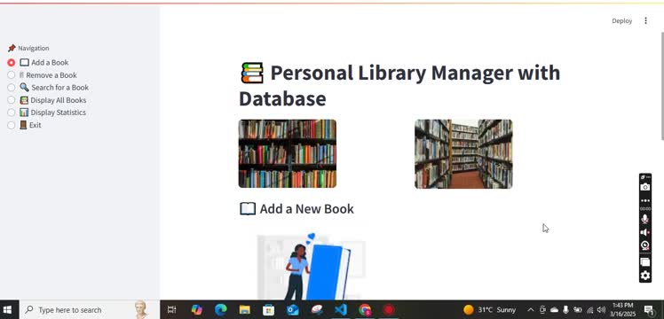 #python #streamlit #database #projectupdate #personallibrary #uiux ... #python #streamlit #database #projectupdate #personallibrary #uiux ...